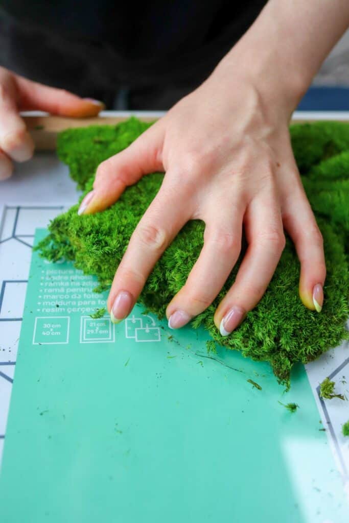 How to Make a Vibrant Preserved Moss Wall (8 Simple Steps)